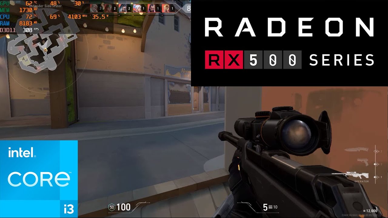 RX 580 8GB 2048SP Valorant - YouTube