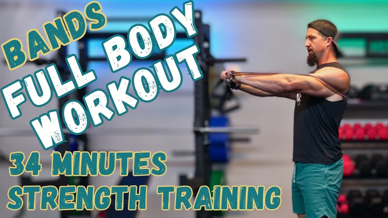 Full Body Resistance Band Strength Workout - 34 Minutes - YouTube