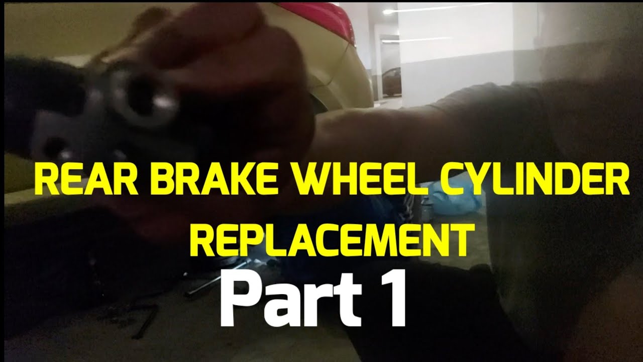 Rear Brake Wheel Cylinder Replacement PART 1 - YouTube