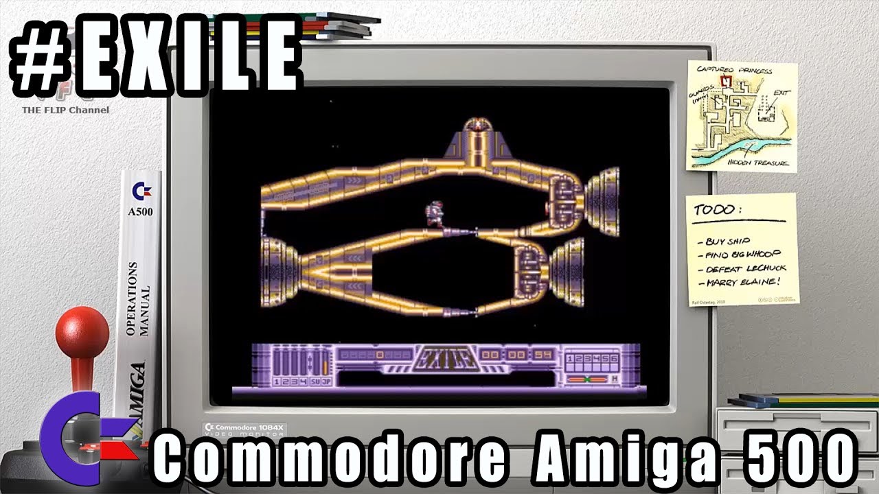 Exile - Commodore Amiga 500 Gameplay Demo - YouTube