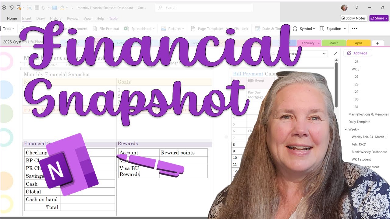 Bill Payment and Account Tracking: Financial Snapshot - YouTube