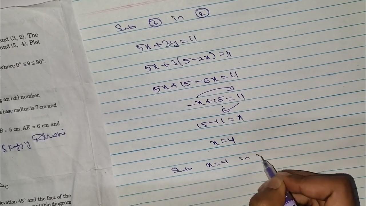 13 Solve 2x y 5 And 5x 3y 11 2022 Regular QP Class 10 Pair Of Linear 13-solve-2x-y-5-and-5x-3y-11-2022-regular-qp-class-10-pair-of-linear