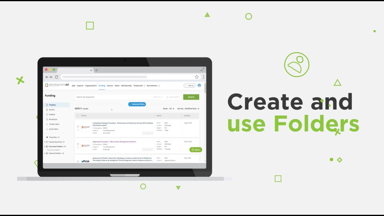 Create and use Folders - YouTube
