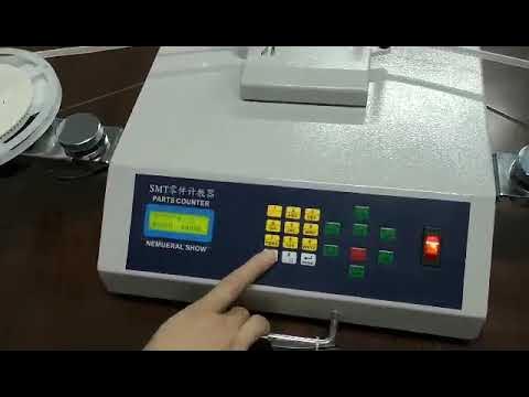 How to use SMD components counter SMD counting machine - YouTube