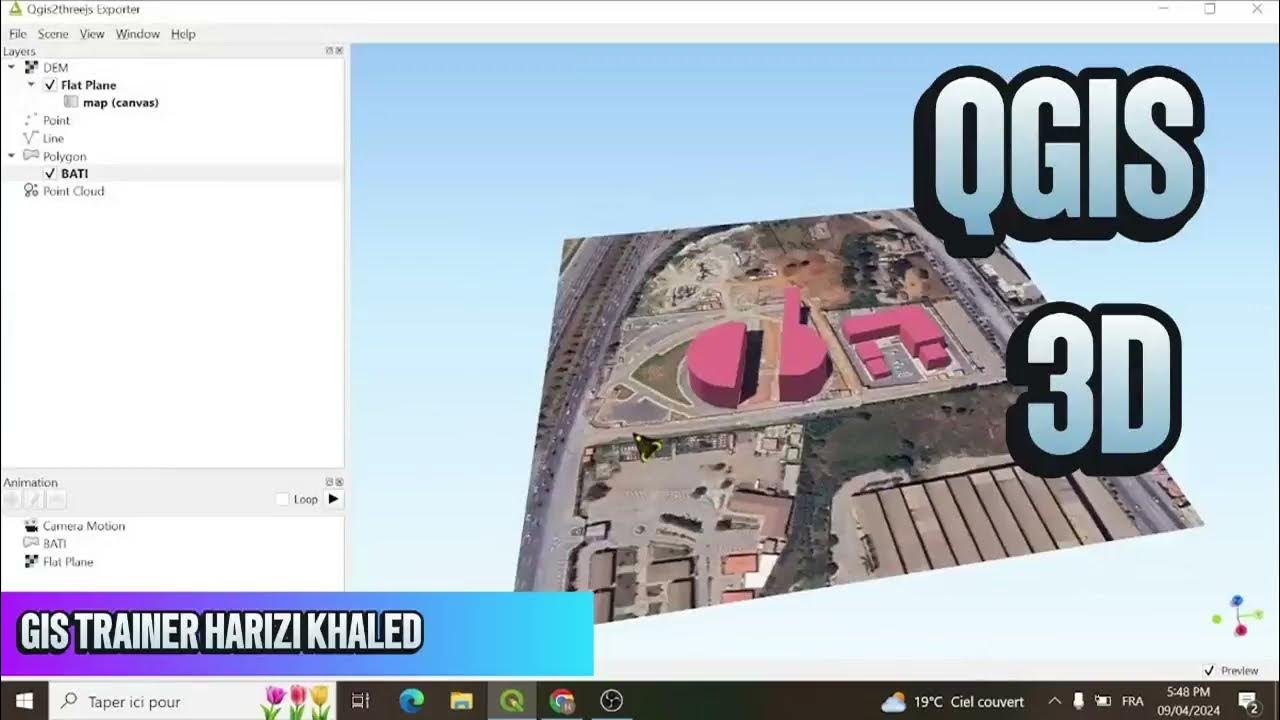 QGIS 3D Building - YouTube
