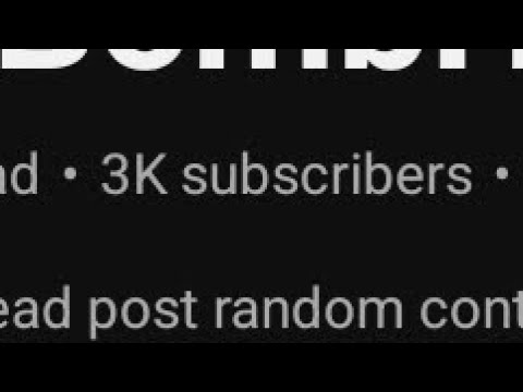 Thanks for 3k subs - YouTube