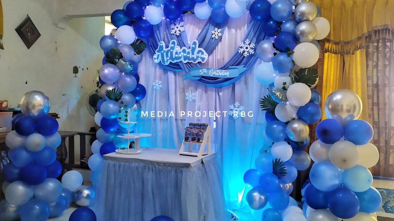 dekorasi ulang tahun tema frozen, ultah frozen balon by media project ...