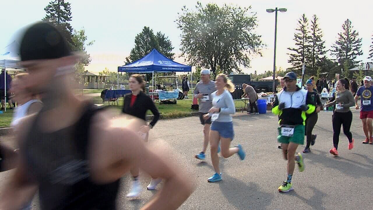 'Take it in Strides' run raises mental health awareness - YouTube