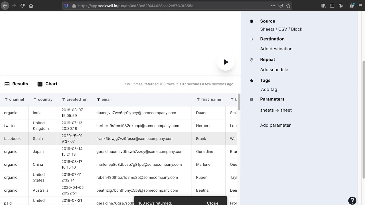 Create Or Replace A Table In Your Database With SeekWell YouTube Create Or Replace A Table In Your Database With SeekWell YouTube