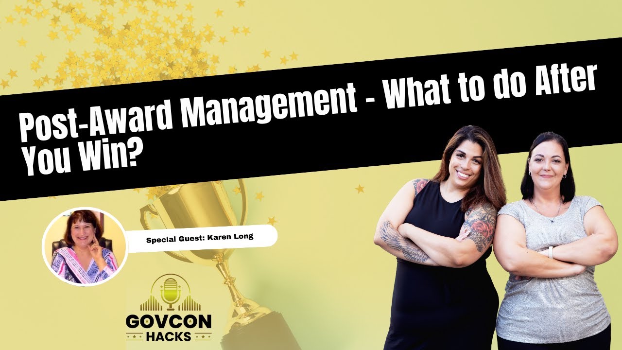 Post-Award Management - What to do After You Win? - YouTube