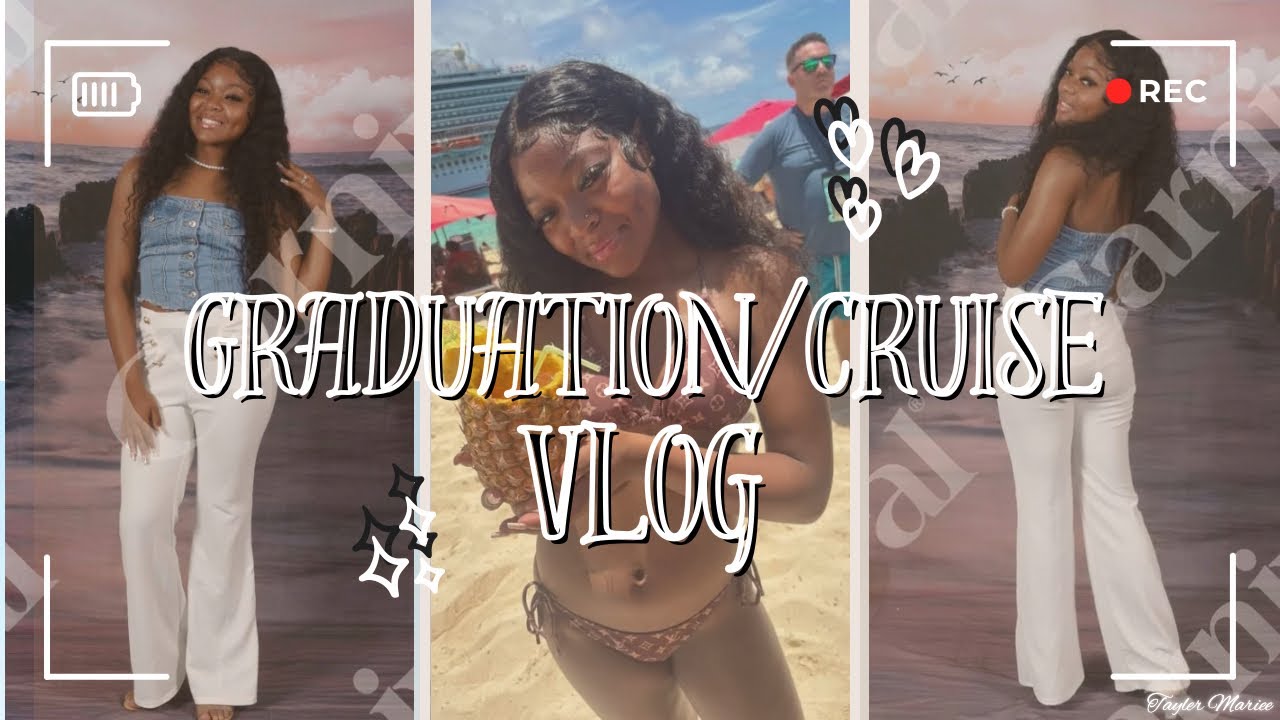 GRADUATION CRUISE VLOG | Carnival Vista🚢 Partying, Views , Dinner - YouTube