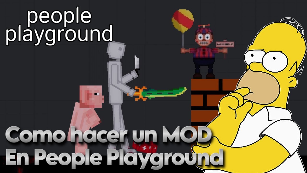 COMO HACER un MOD para PEOPLE PLAYGROUND! 🛠 | People Playground en ...