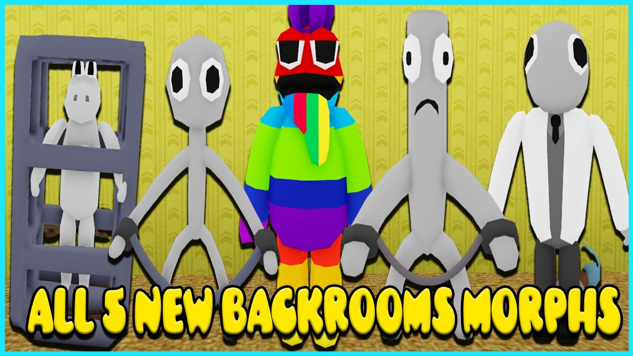 Backrooms Morphs - ALL 5 NEW MORPHS - ROBLOX - BOSS UPDATE - YouTube