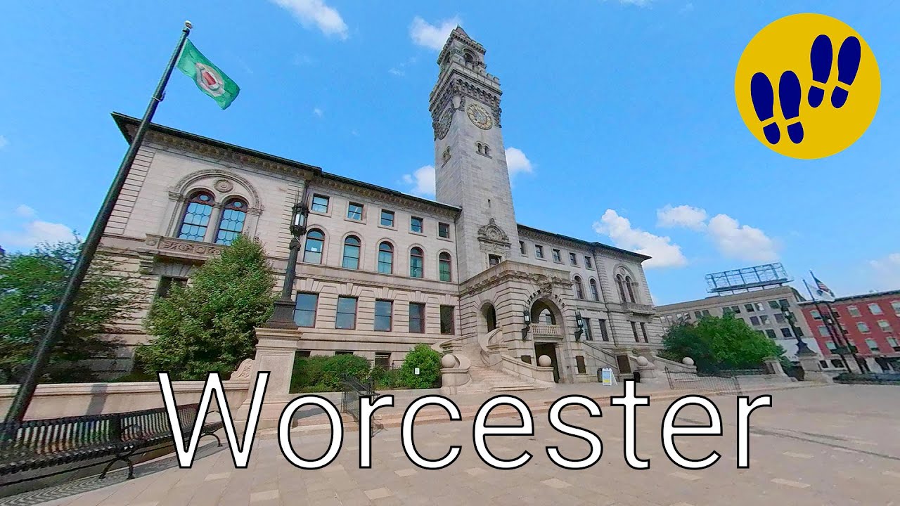 Walking Through Vibrant Worcester Massachusetts - HD - YouTube