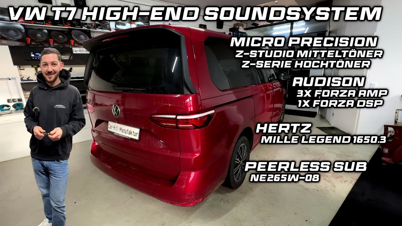 🔊 VW T7 - High-End Soundsystem - YouTube