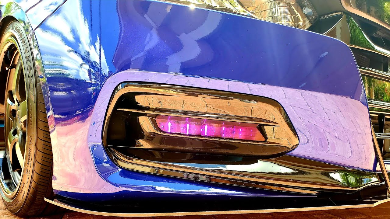 Purple Fog Light Overlays on Honda Accord 2018-2019 (Wet Application ...