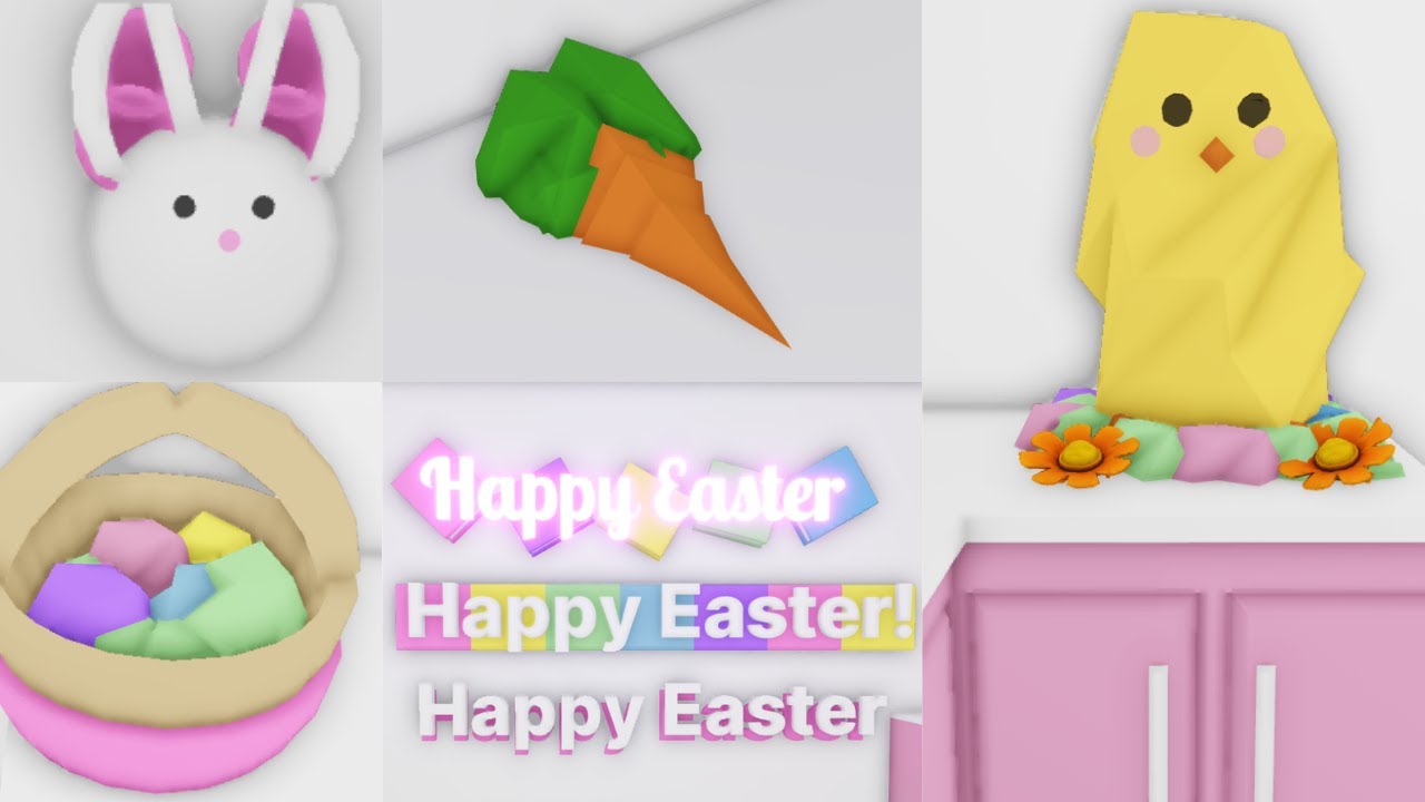 EASTER Decor Hacks | Roblox Adopt Me - YouTube