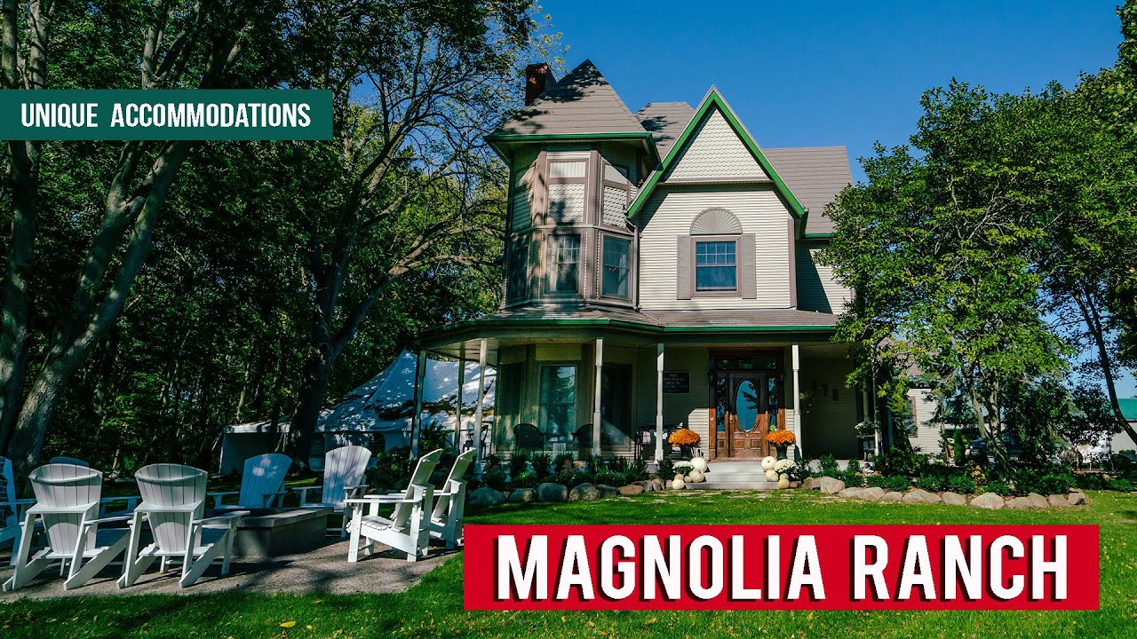 CHARMING STAY at MAGNOLIA RANCH | B&B | Ontario Wine Route - YouTube