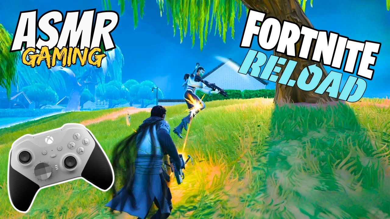 ASMR Gaming 😴 Relaxing Fortnite Reload Squads Gameplay 💤 Soft ...