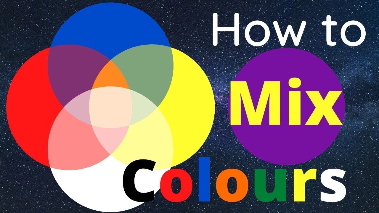 How to mix colours - YouTube