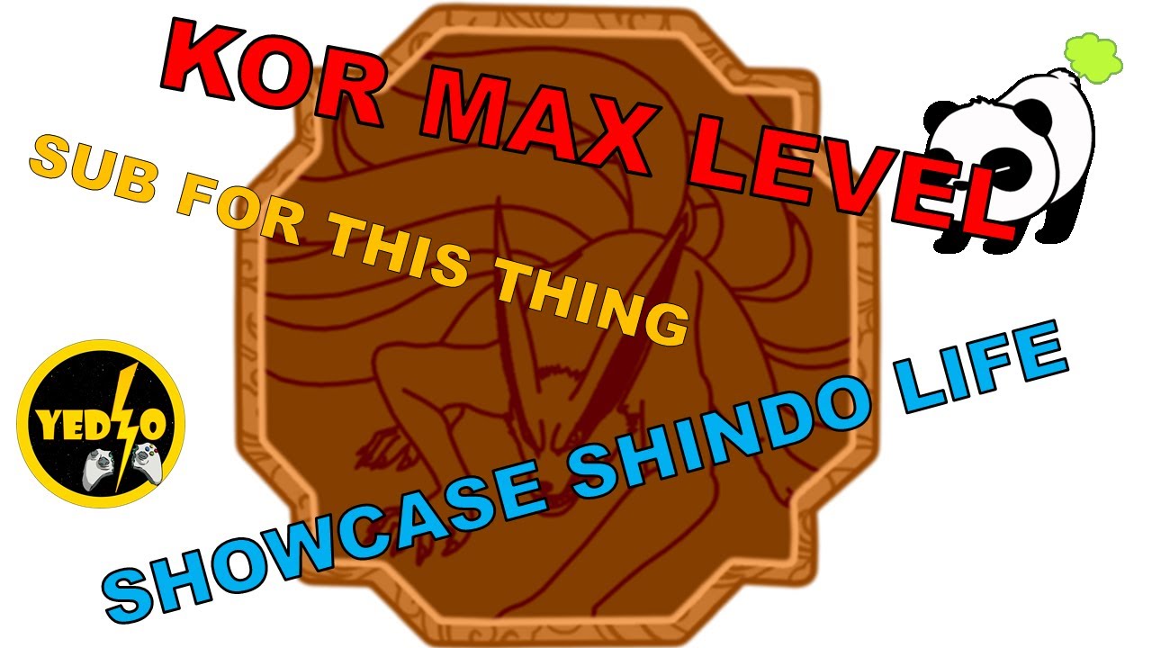 KOR TAILED SPIRIT | KURAMA GEN 1 MAX LEVEL SHOWCASE ROBLOX SHINDO LIFE ...