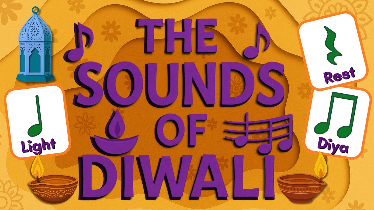 The Sounds of Diwali | Music Rhythm Play-Along | No voiceover - YouTube