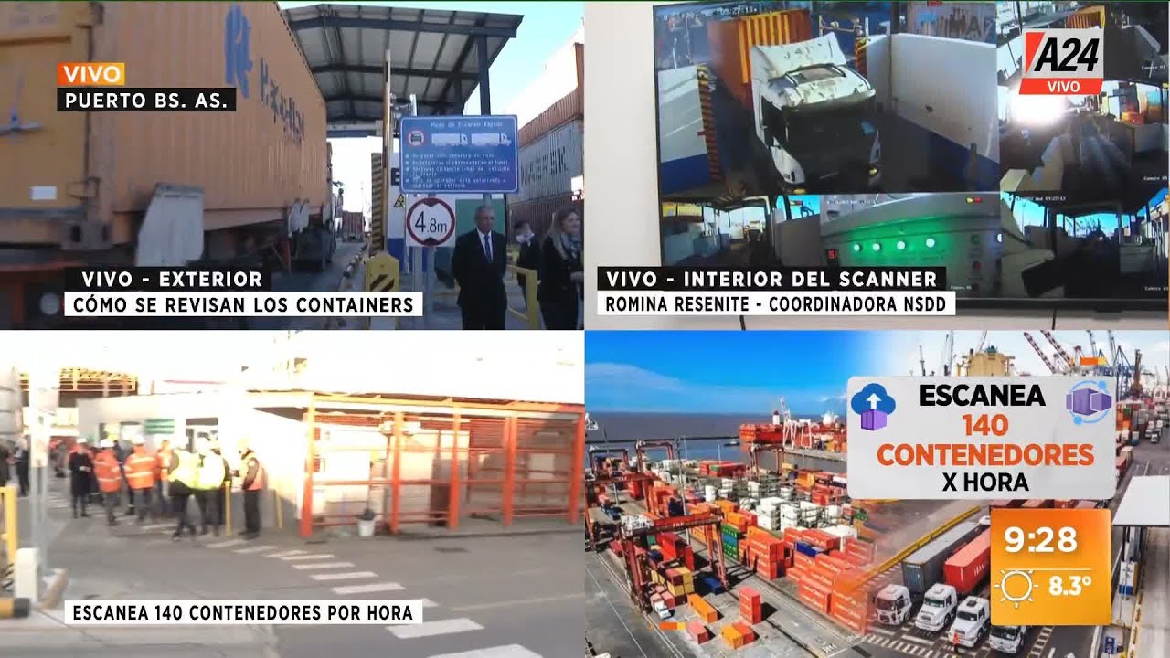 🔎 Nuevo scanner de la Aduana: controla hasta 140 containers por hora ...