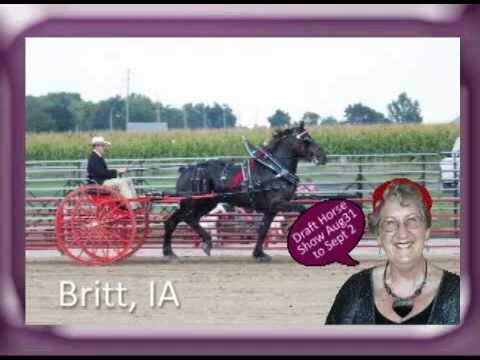 Britt Iowa, - Draft Horse Show on Our Story's Festival Fanatics #52 ...