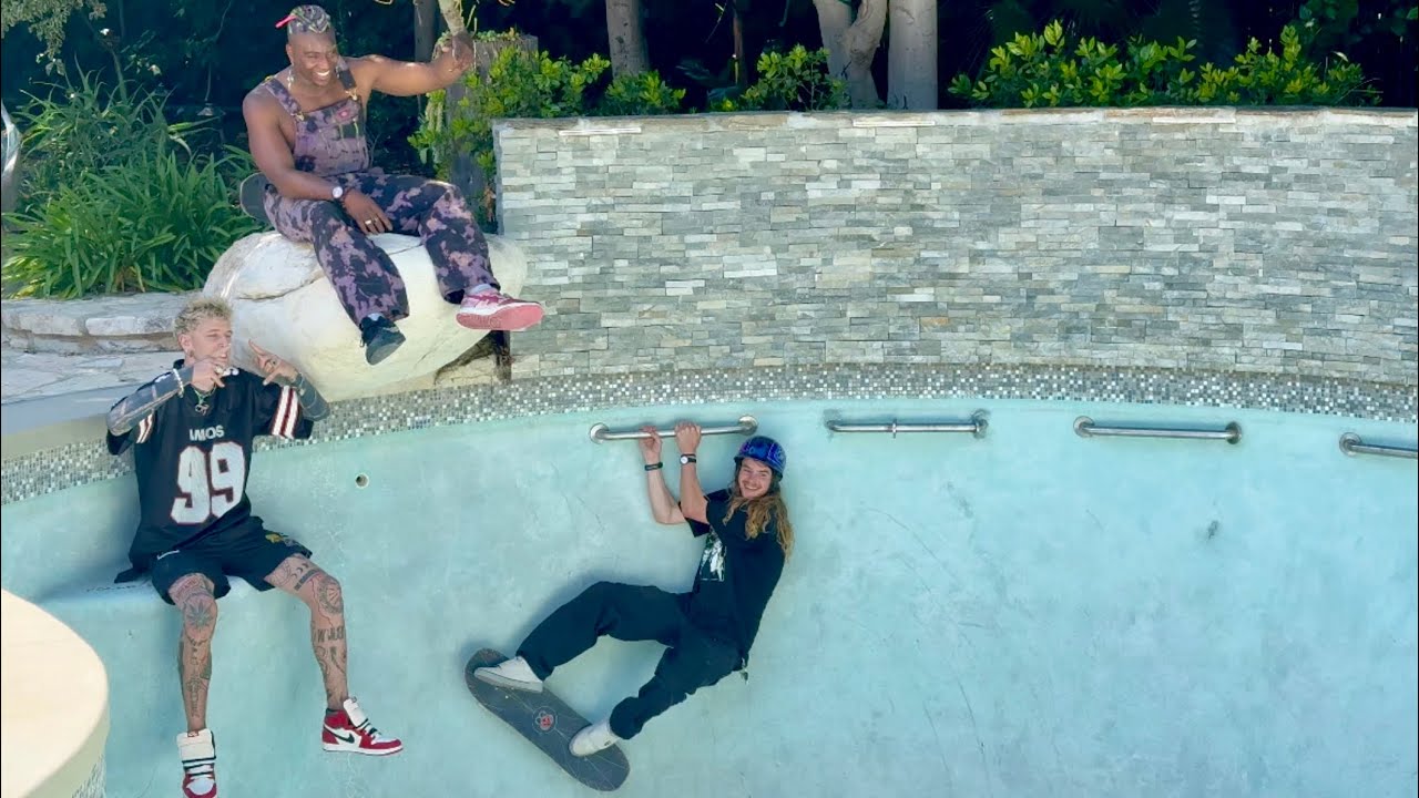 Andy Anderson Skating at MGK’s Clayton Music Video - YouTube