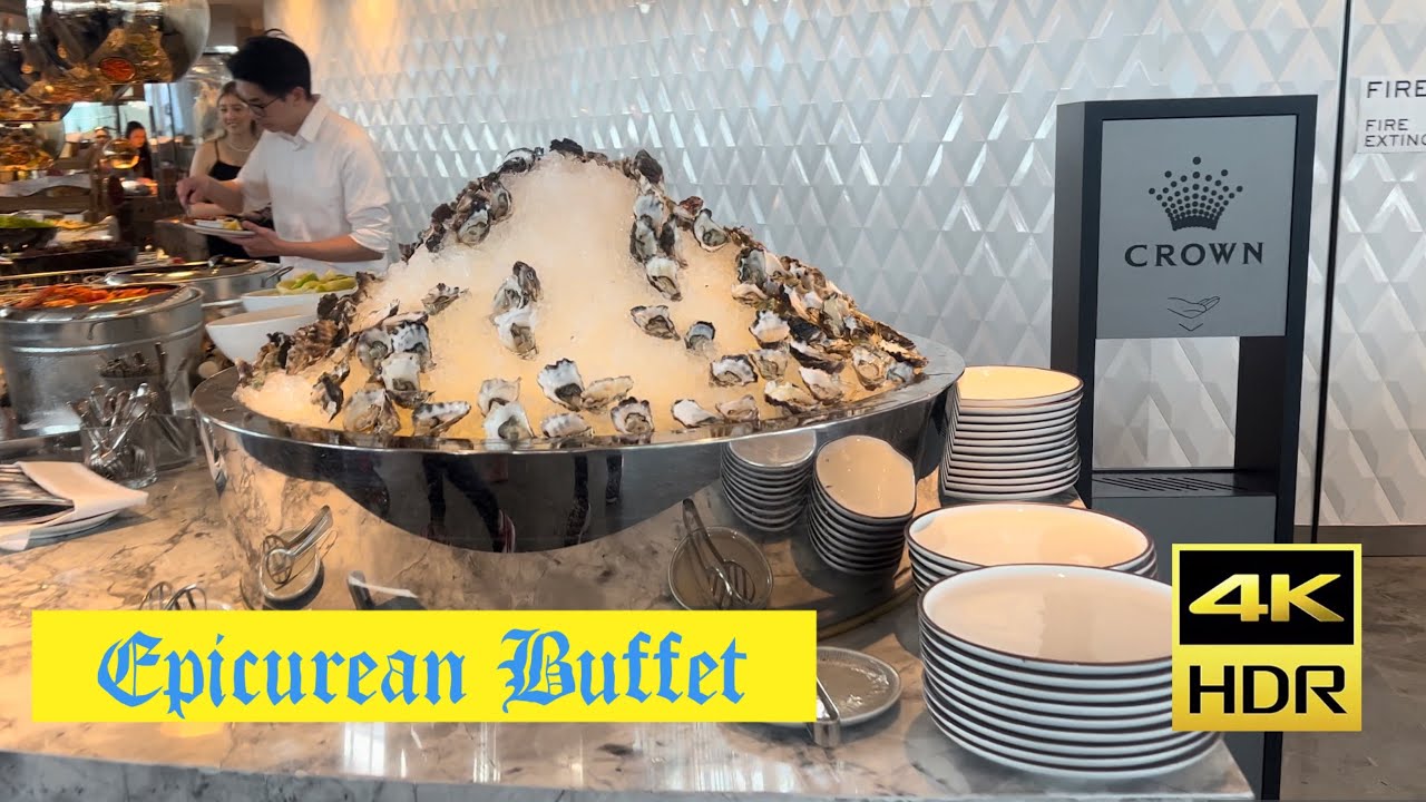 Epicurean Buffet - Crown Sydney - YouTube