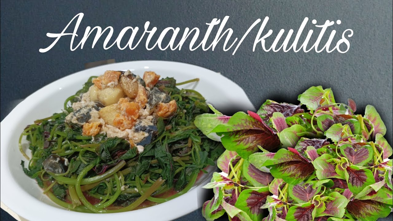 AMARANTH LEAF | KULITIS WITH THOUSAND YEARS EGG & SALTED EGG | raq's ...