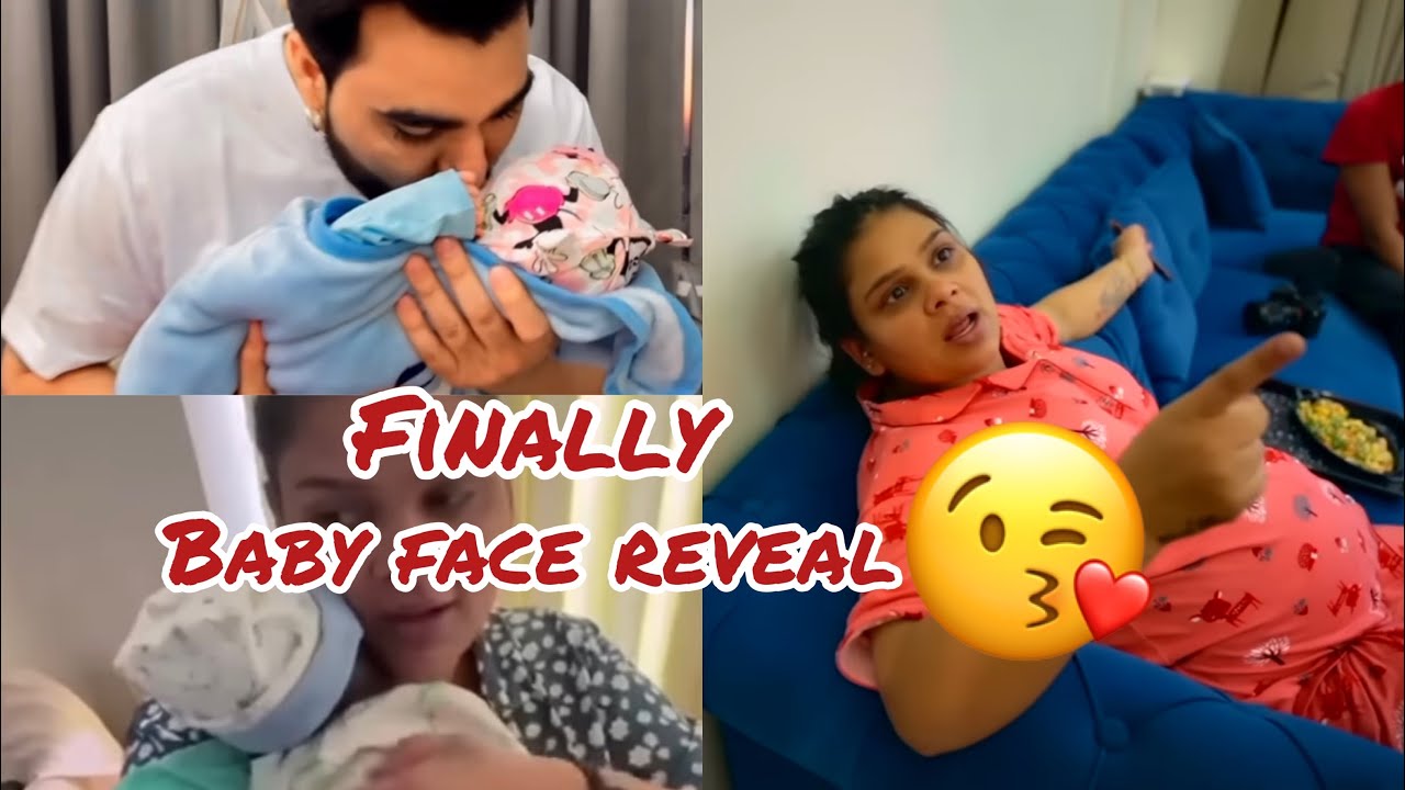 Finally Baby Face Reveal 😍 #trending#viral - YouTube