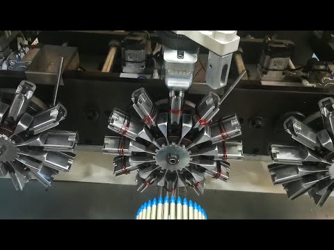 3 stations alternator stator automatic wave winding machine-lap coil ...