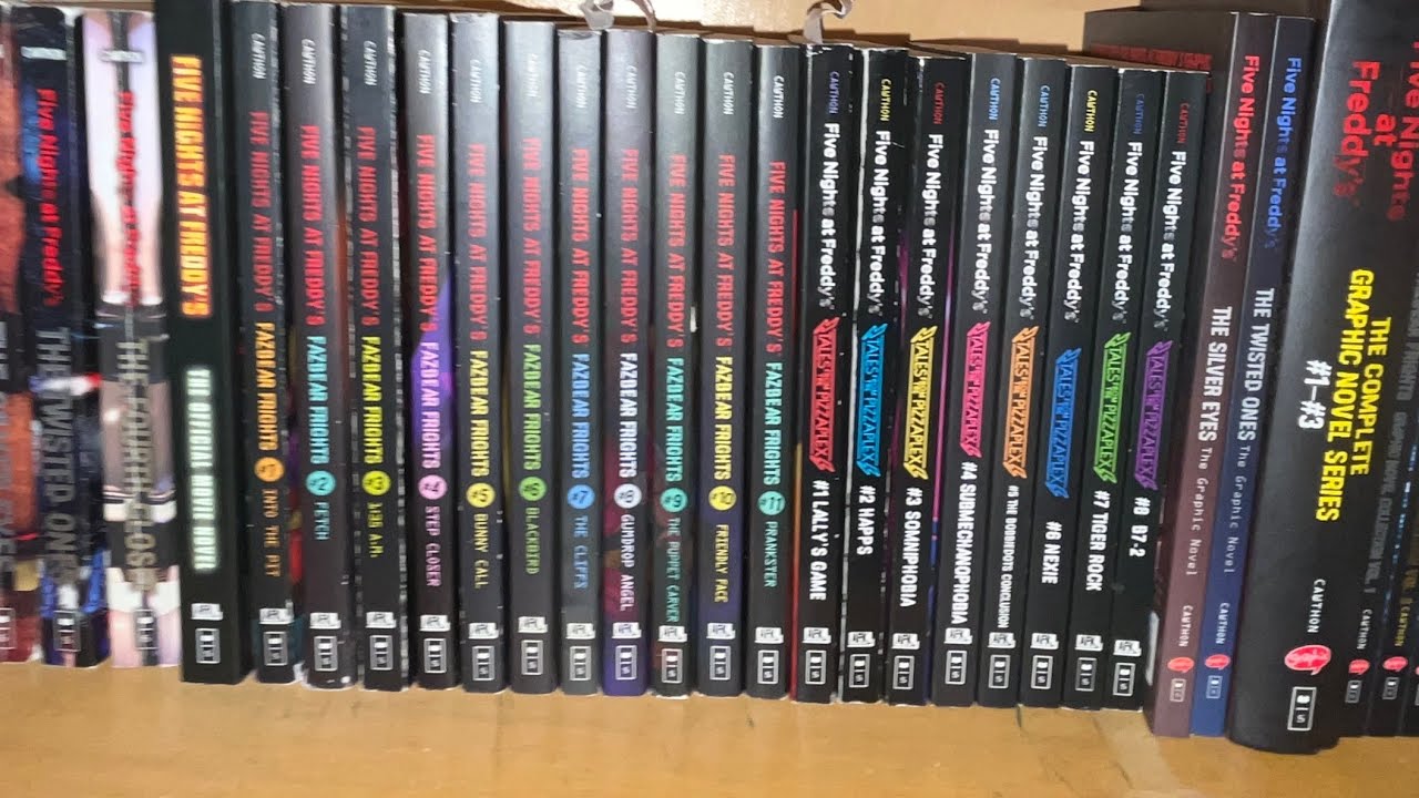 Fnaf book collection (Feb. 28th 2024) - YouTube