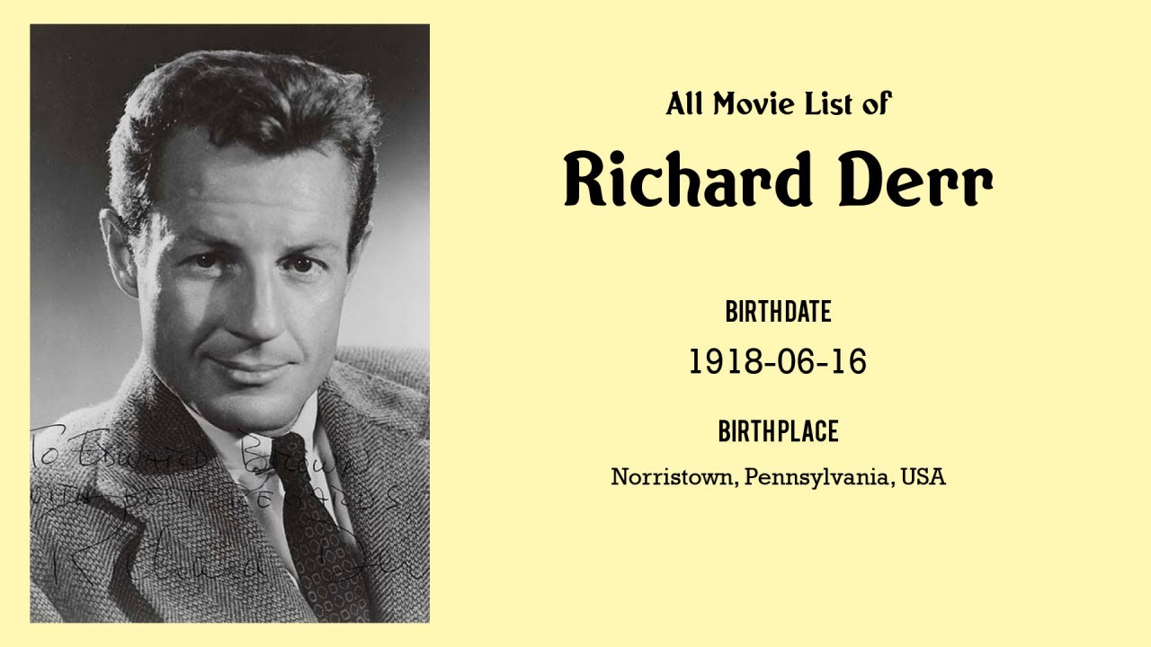 Richard Derr Movies list Richard Derr| Filmography of Richard Derr ...