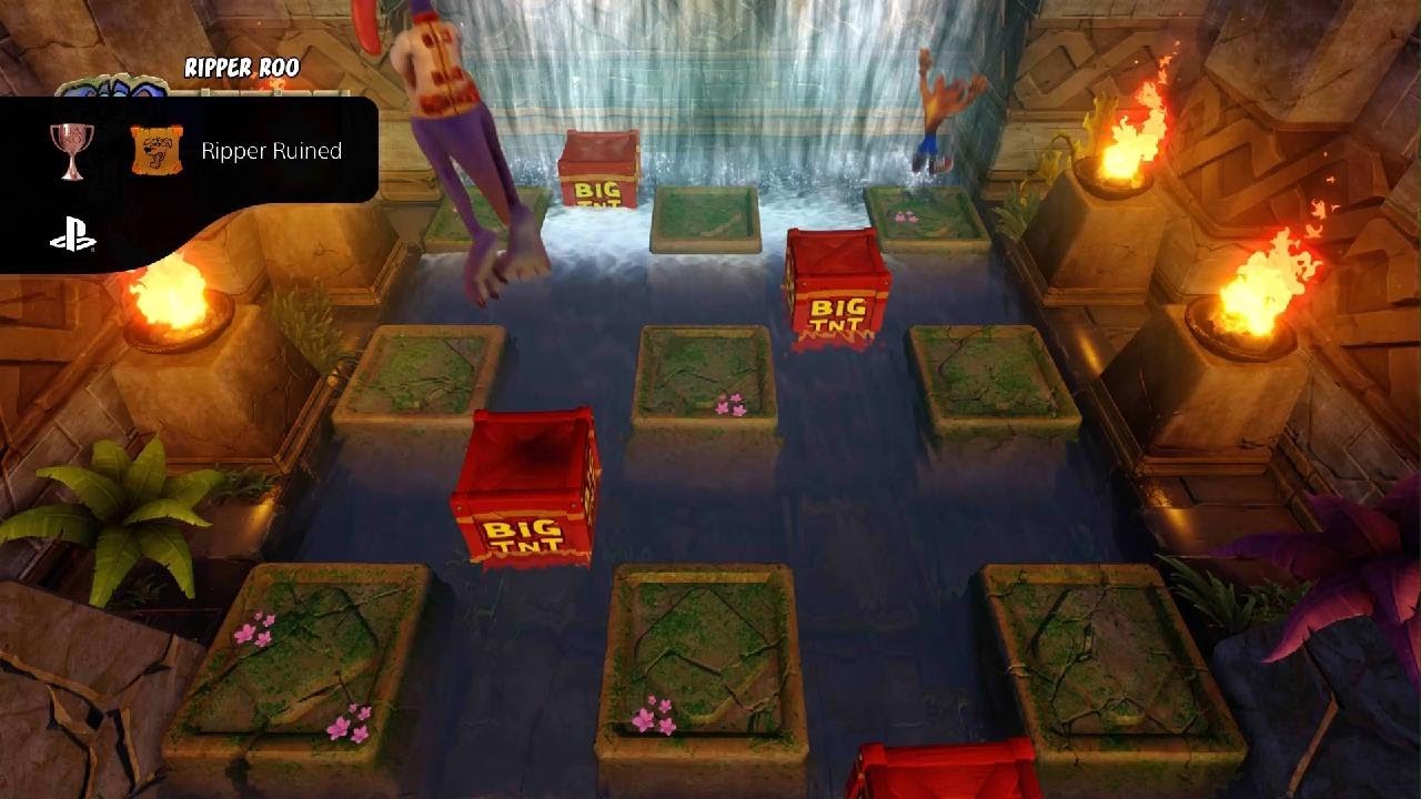 Crash Bandicoot Ripper Roo defeat - YouTube