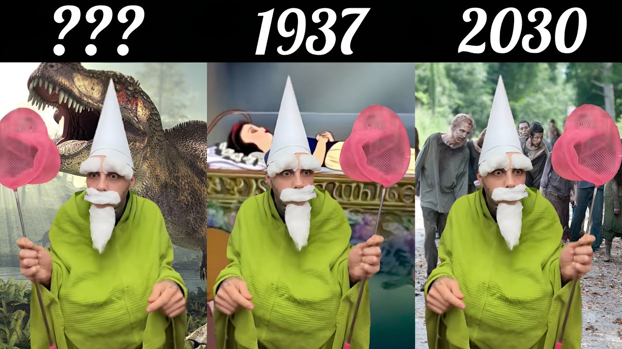 Crawly The Green Wizard Gnome in Different years - YouTube