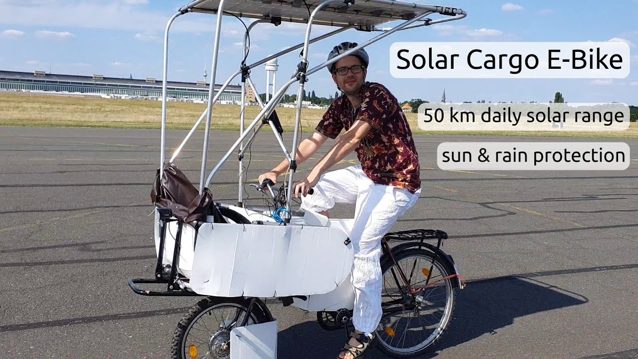 ZolarBoda Solar Cargo Bike - New Version (2024) - YouTube