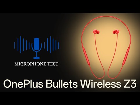 OnePlus Bullets Wireless Z3 - Microphone Test (English) - YouTube