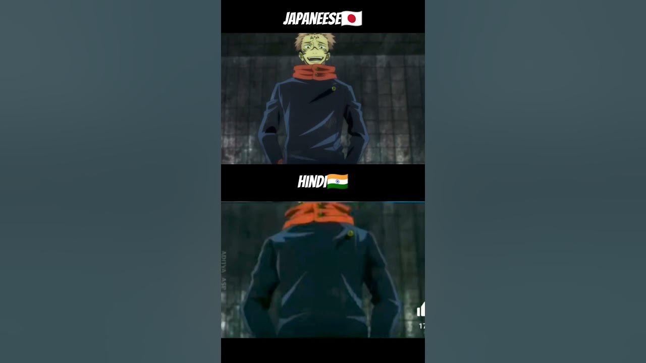 Sukuna Gambare Dialogue Hindi Vs Japaneesejujutsukaisen Sukuna Anime Viralshorts Gojo
