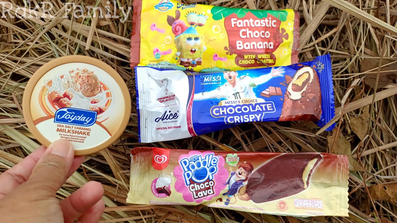 Eskrim Paddle Pop Mainan, Eskrim Choco Lava, Spongebob,Milkshake ...