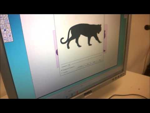 How to contour a bitmap from the internet using 2D Design - YouTube