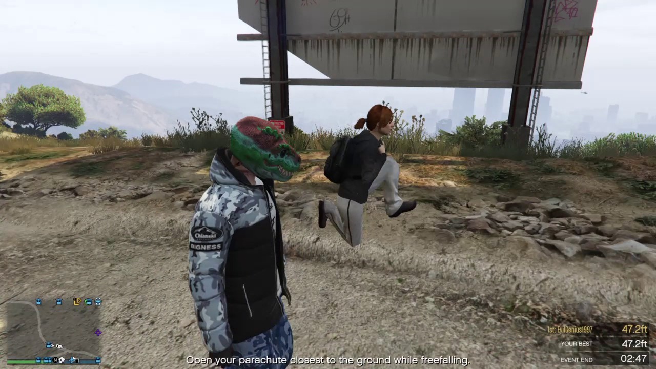 GTA V NPC crouch walk - YouTube