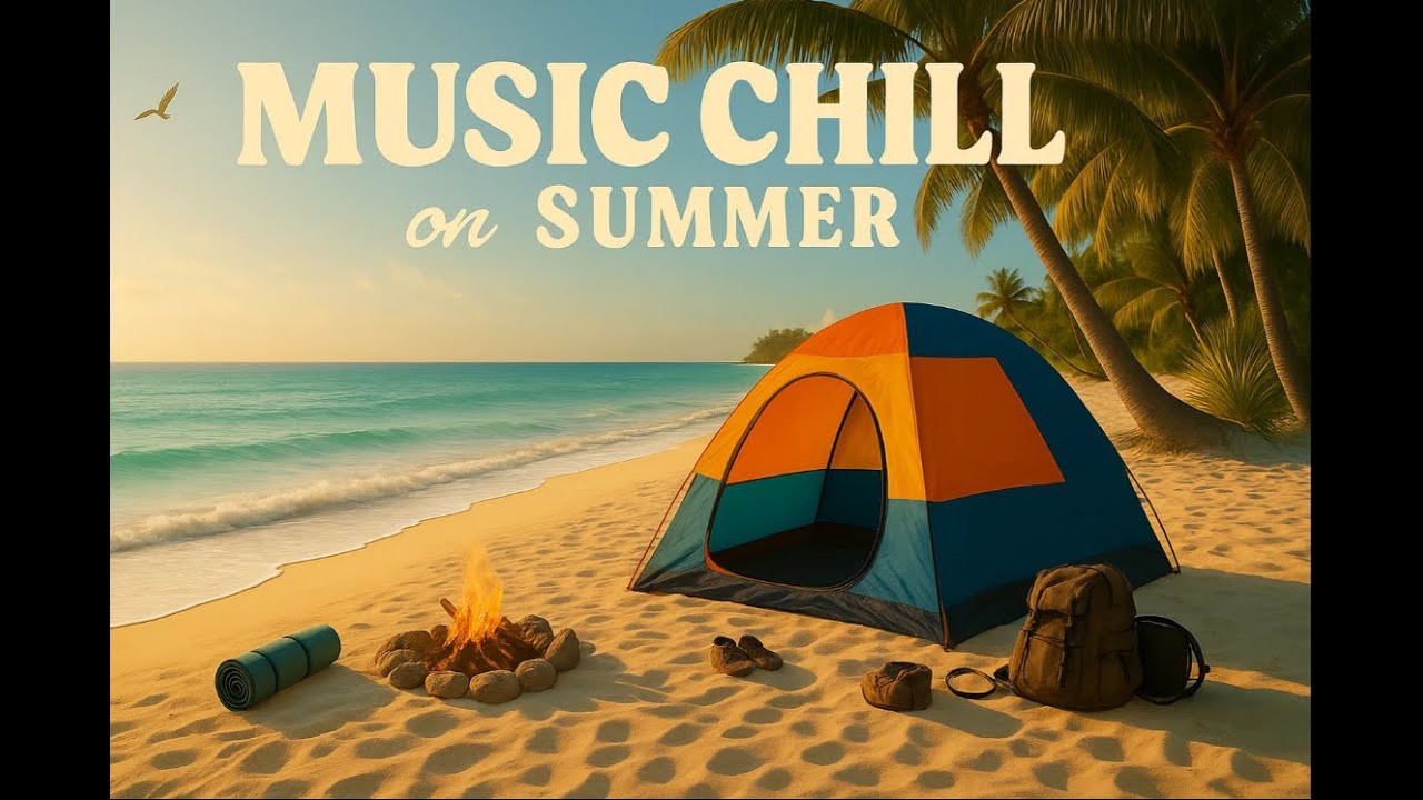 Relaxing Summer Beach Music | Soothing Ocean Waves & Gentle Birdsong ...