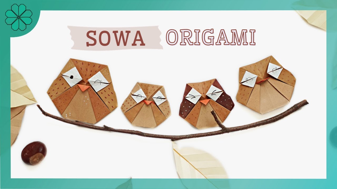 Jak zrobić: Sowa Origami | (DIY Tutorial) - YouTube