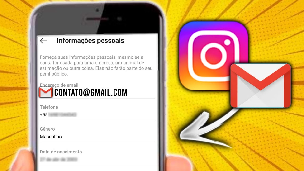 Como Ver o Email da Conta do Instagram - YouTube