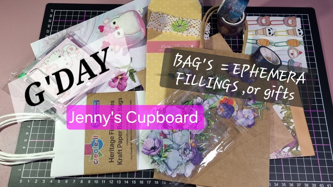 Paper bags for ephemera, storage, and gifts. - YouTube