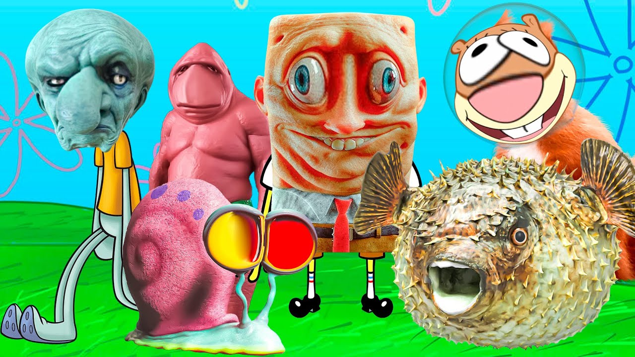 pop spongebob characters in real life All Spongebob characters pop ...