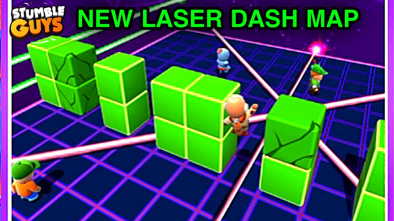 stumble guys | new laser dash map | #stumbleguys #malucoyt #chaves ...