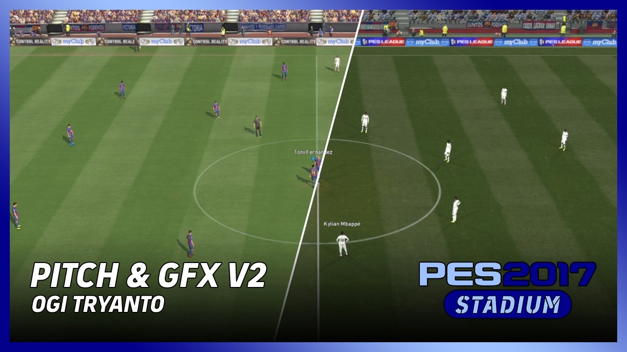 PES 2017 The Most Realistic Grass Ever! Unreal Pitch Graphics Update ...